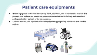 standard safety precaution presentation slide | PPTX