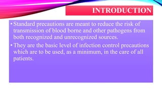 Standard safety precautions | PPT
