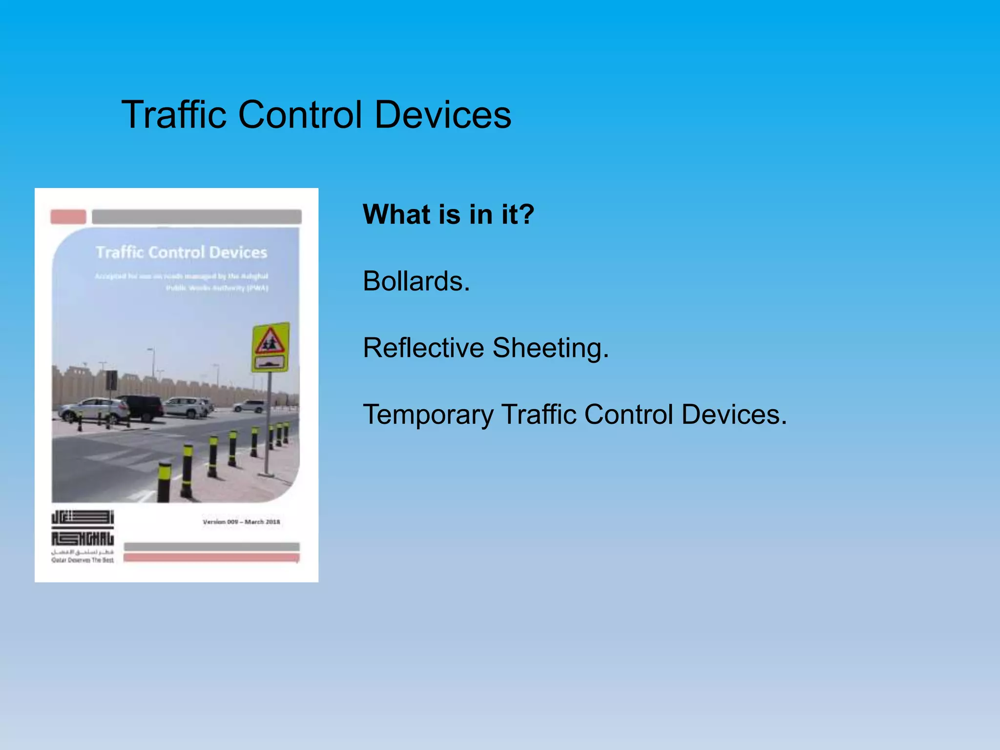 Standards and guides for designing Temporary Traffic Management | PPTX