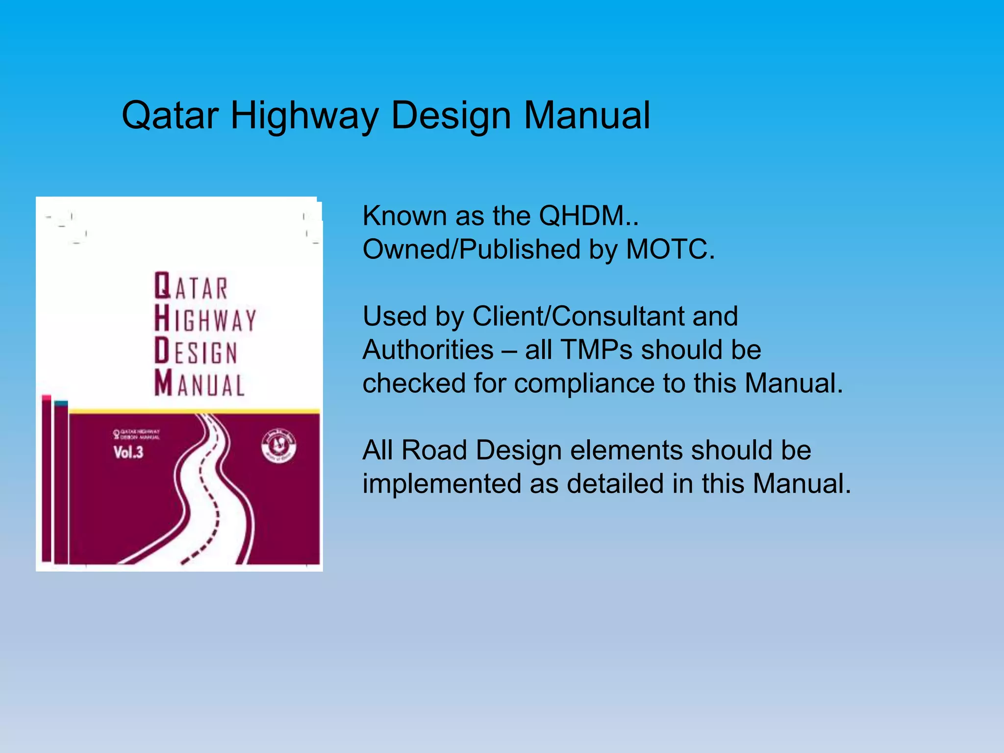 Standards and guides for designing Temporary Traffic Management | PPTX