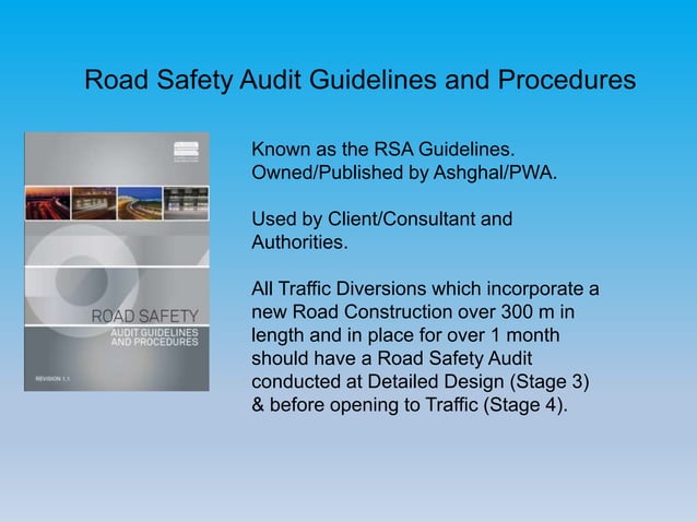 Standards and guides for designing Temporary Traffic Management | PPTX