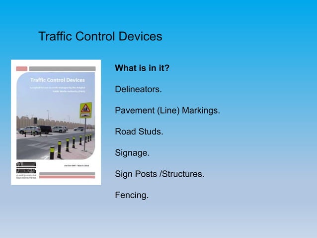 Standards and guides for designing Temporary Traffic Management | PPTX
