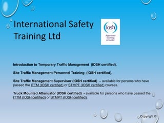 Standards and guides for designing Temporary Traffic Management | PPTX