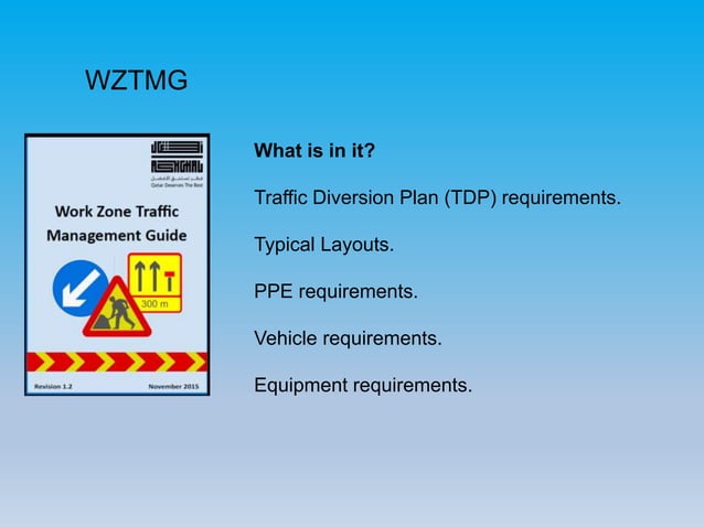 Standards and guides for designing Temporary Traffic Management | PPTX