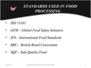 Standards and methods of monitoring | PPS