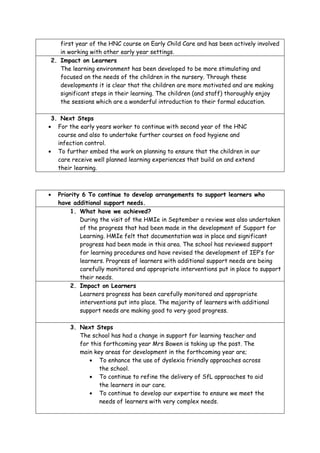 Standards and quality report2012 13v2 | PDF