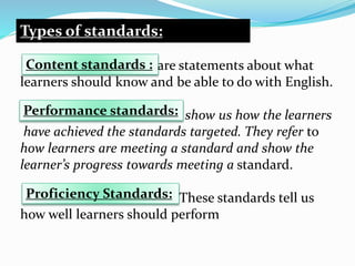 Standards based approach | PPTX