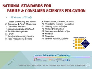 Developing a Standards Based Approach to Family and Consumer Sciences ...