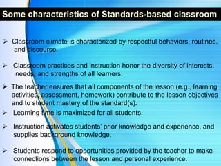 Standards based curriculum | PPTX | Educational Assessment | Education