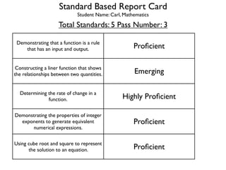 Standards Based Grading - Benefits & Implementation | KEY