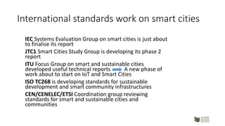 Standards – building blocks of the Smart City - Michael Mulquin | PPT