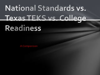 Standards comparison | PPT