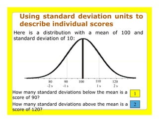 Standard Score And The Normal Curve | PDF
