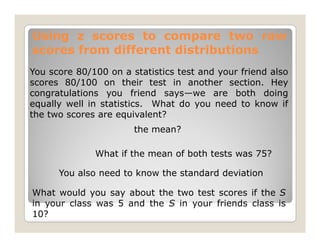 Standard Score And The Normal Curve | PDF
