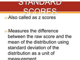 Standard Scores | PPTX