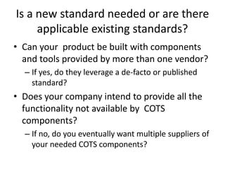 Standards Development | PPT