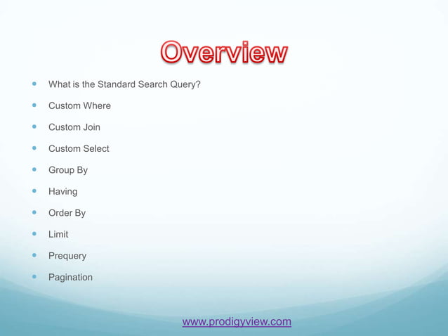 PV Standard Search Query | PPTX