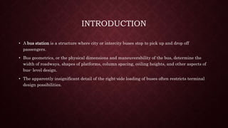 Standards for bus terminals | PPTX