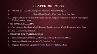 Standards for bus terminals | PPTX