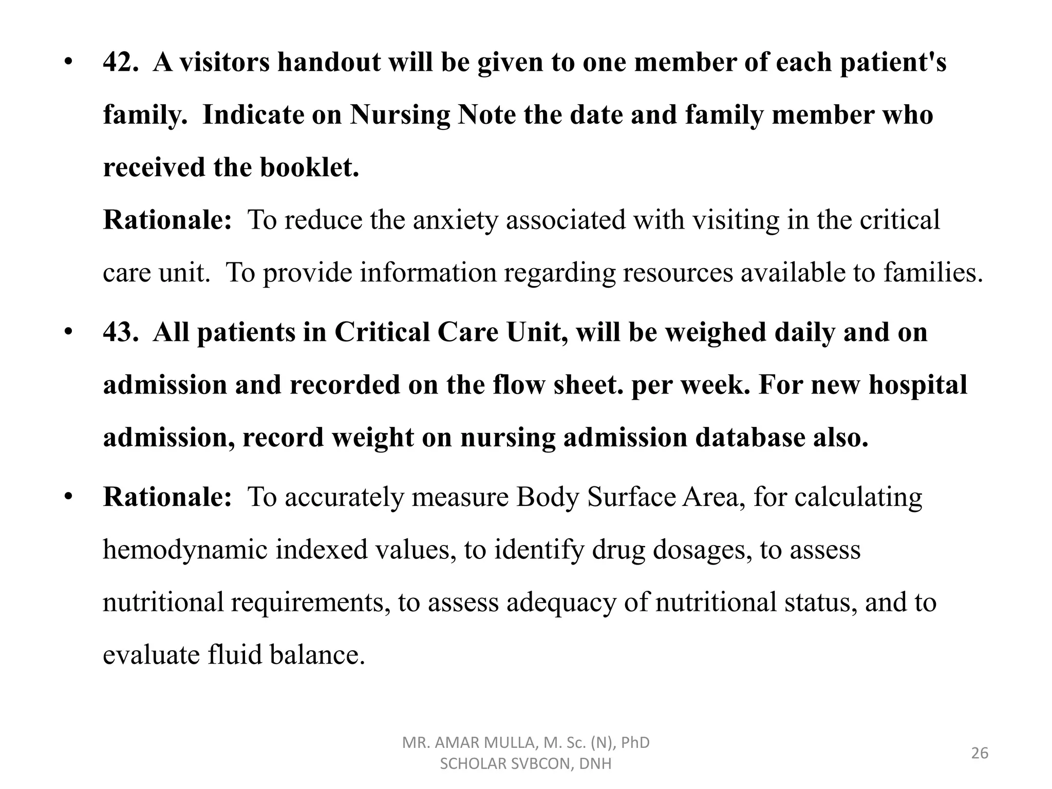 Standards for ciritical care nurses | PPTX