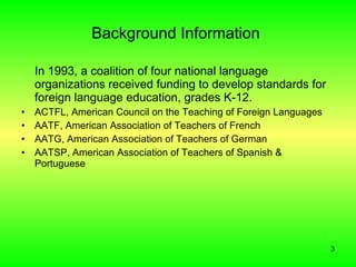 Standards For Foreign Language For U Ma | PPT | Secondary Education ...