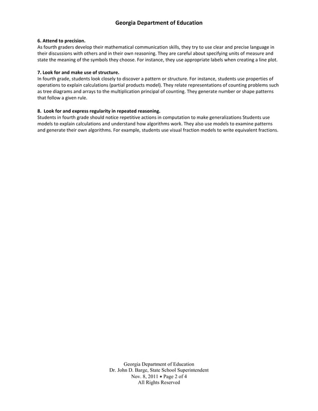 Standards for Mathematical Practice | PDF