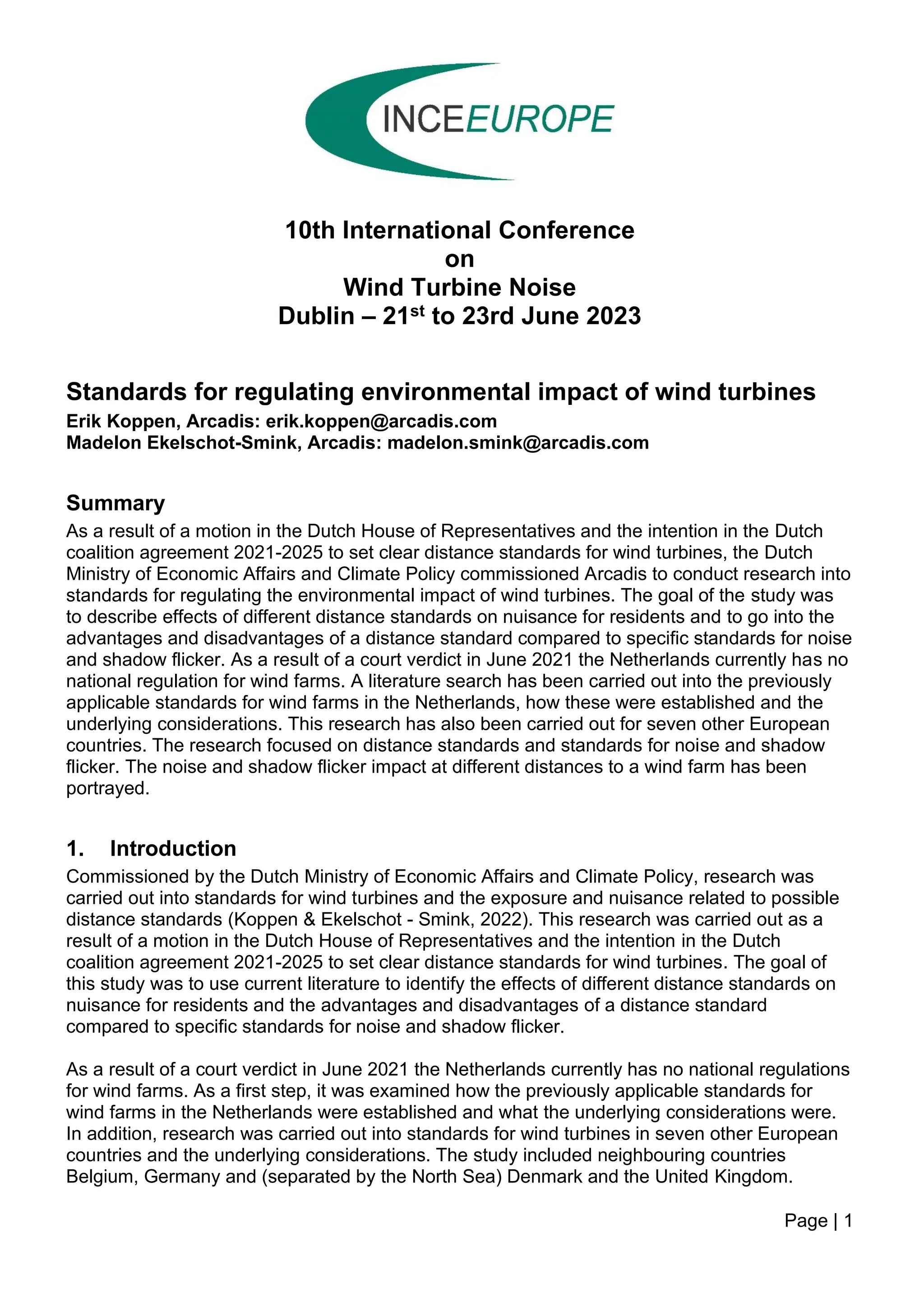 Standards for regulating environmental impact of wind turbines.pdf