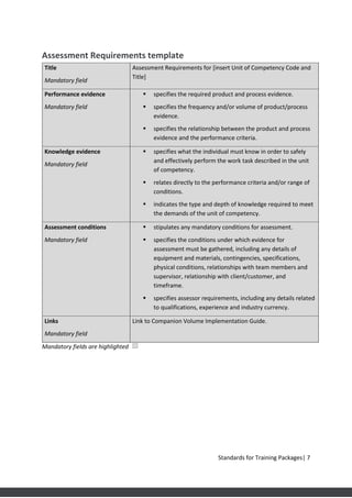 Training and Assessment Standards for Training Packages.pdf