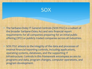 Standards & Framework.ppt | Information and Network Security | Computing