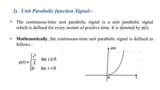 Parabolic Signal