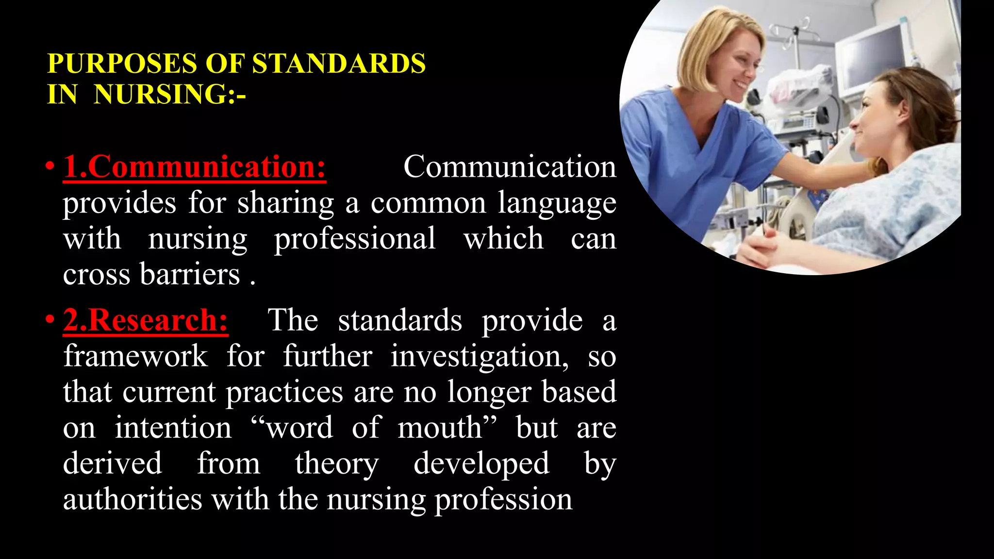 standards in nursing.pptx