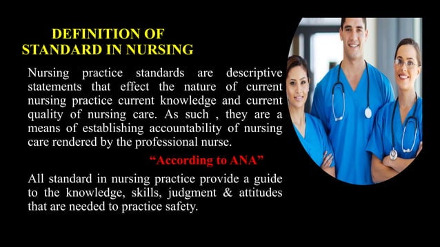 standards in nursing.pptx