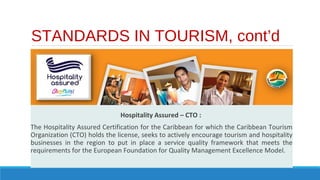 Standards in tourism | PPT