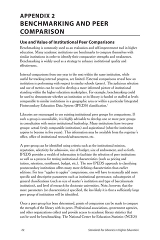 Standards libraries higher education | PDF