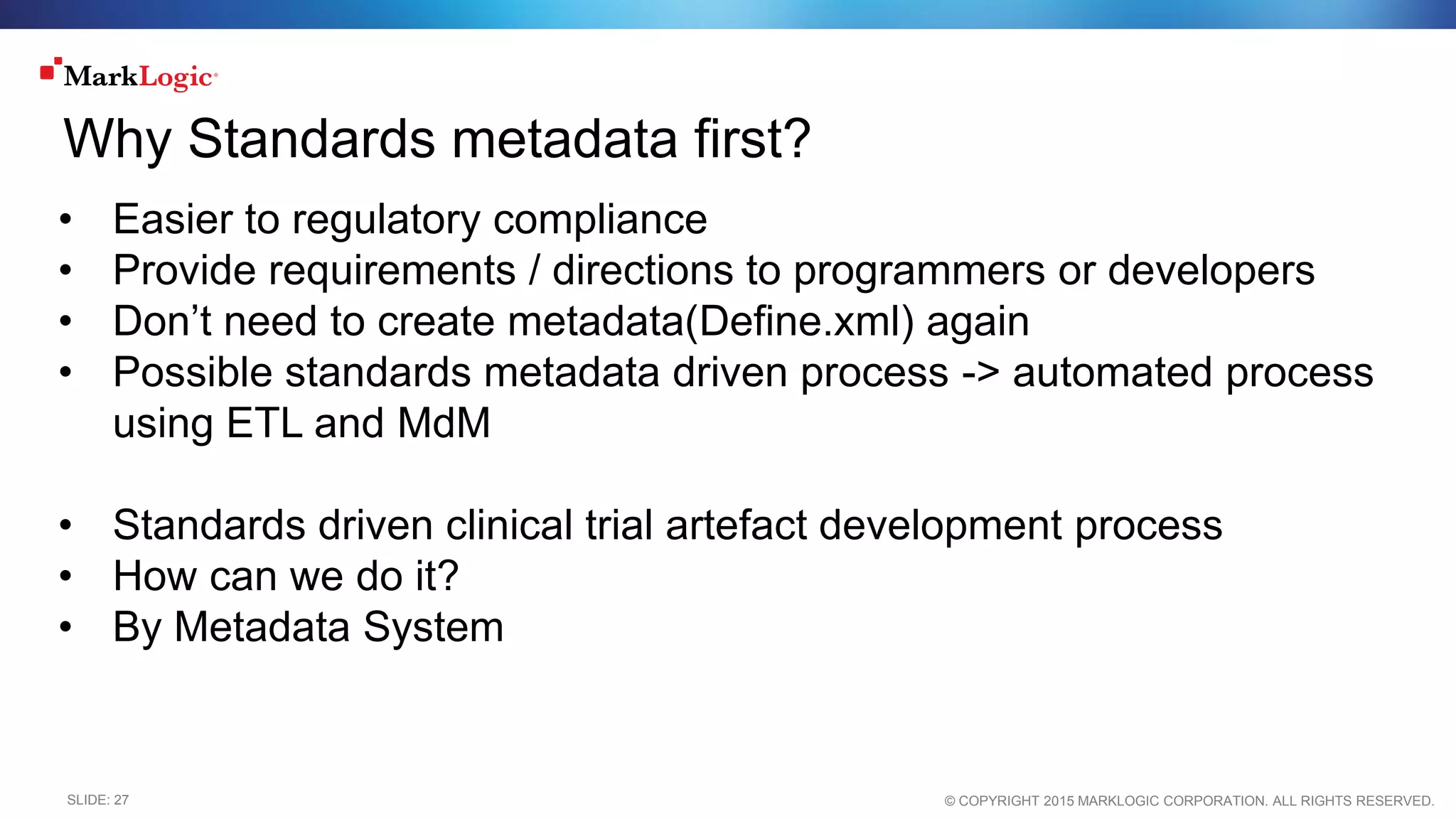 Standards Metadata Management (system) | PPTX