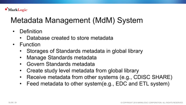 Standards Metadata Management (system) | PPTX