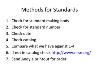 Standardsmethods | PPT