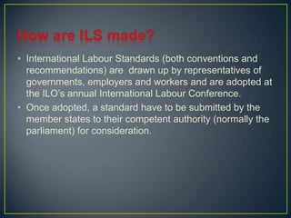 Standards of international labour | PPTX