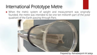 Standards of Measurement | PPTX