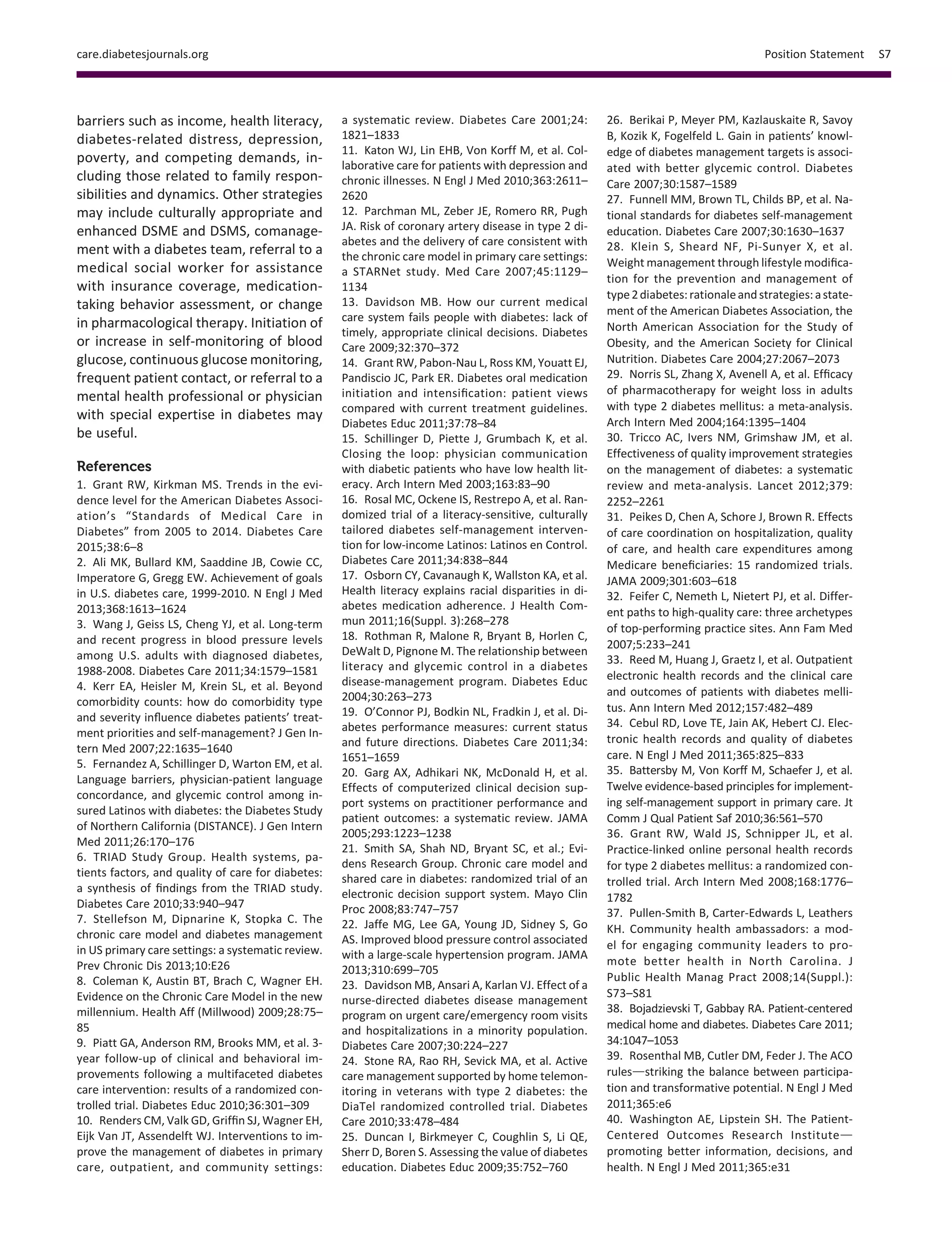 Standards of medical care in diabetes—2015 | PDF