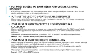 Standards of rest api | PPT