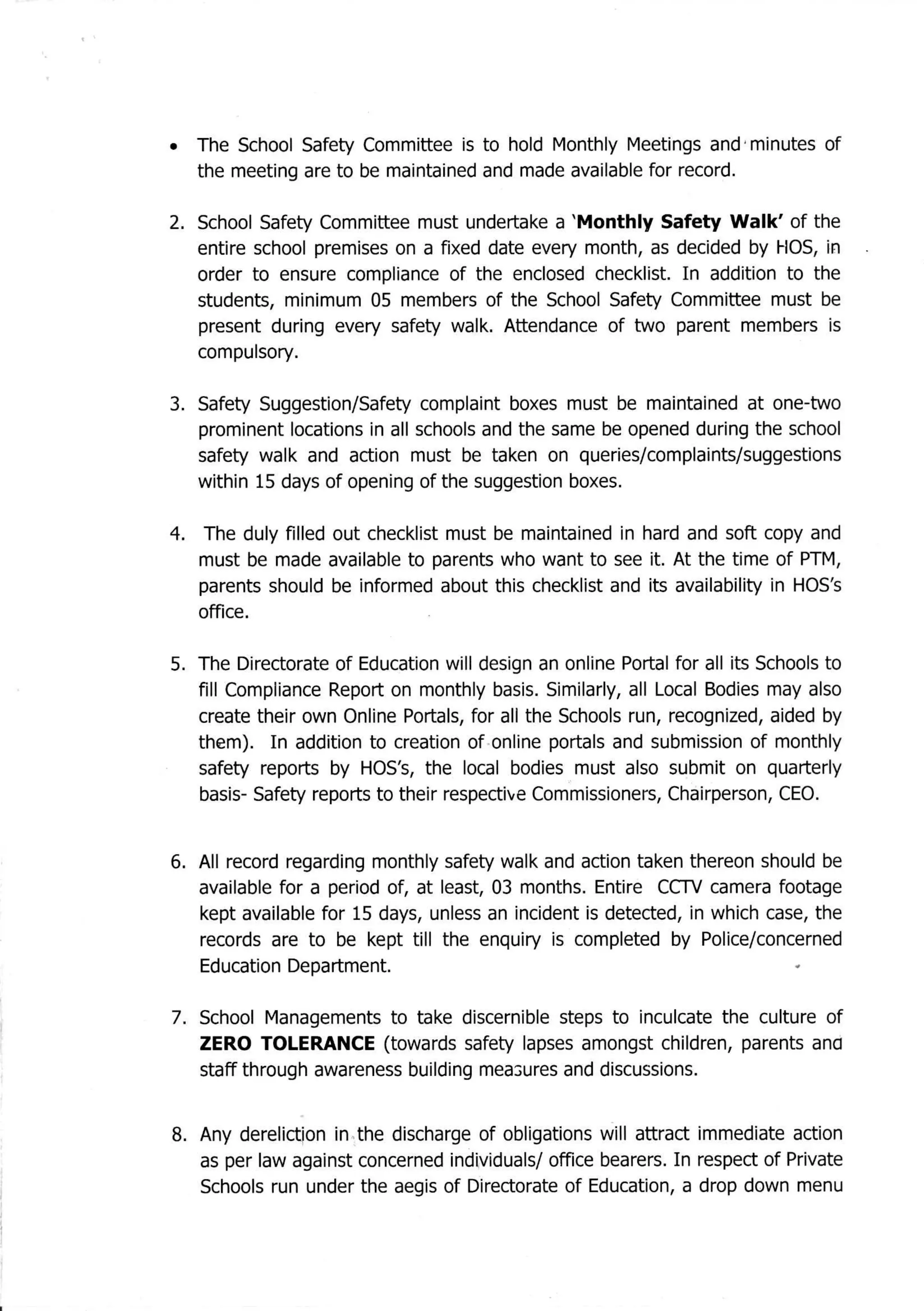 Standards of school safety | PDF