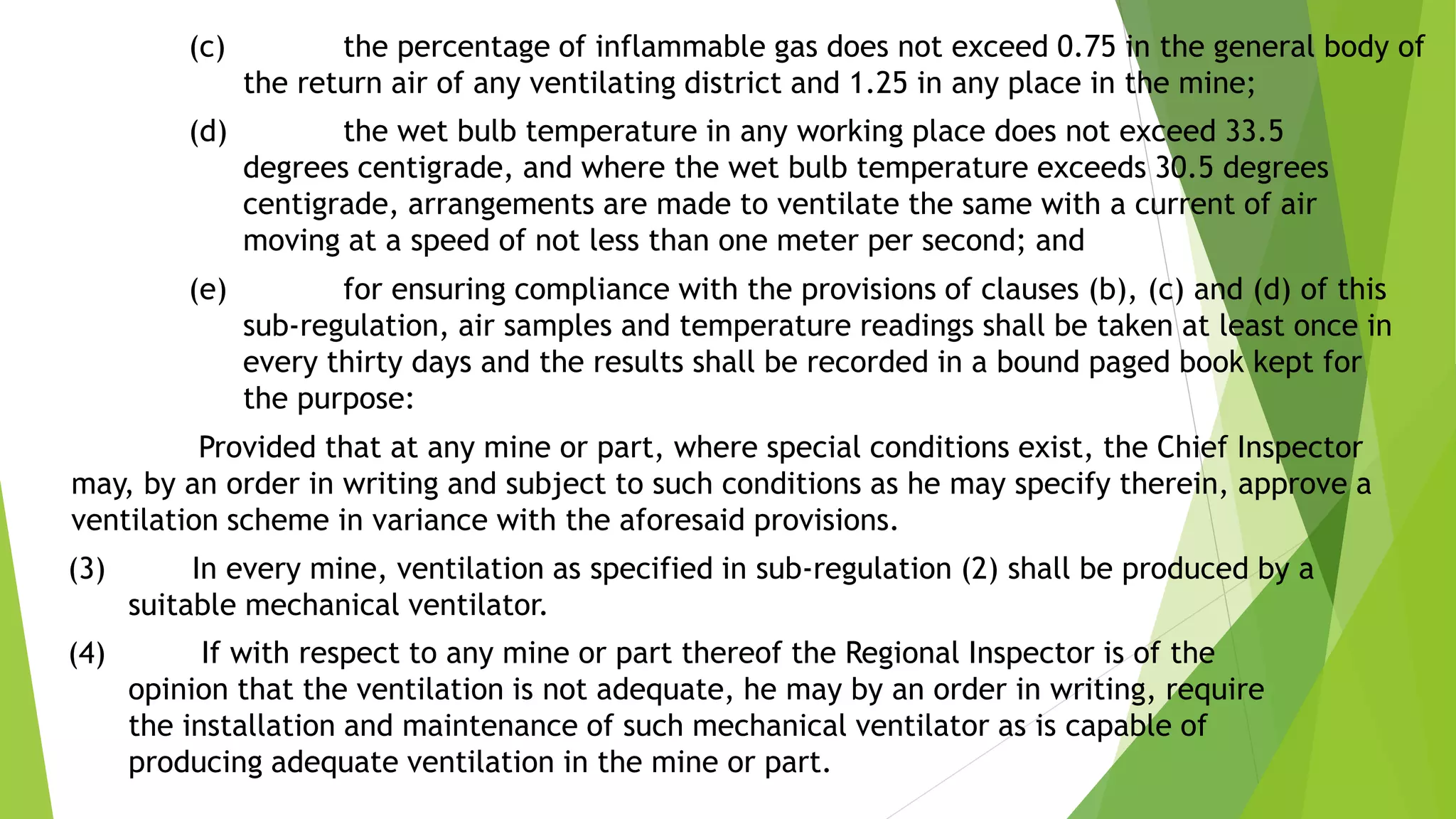 Standards of ventilation & Natural Ventilation | PPTX