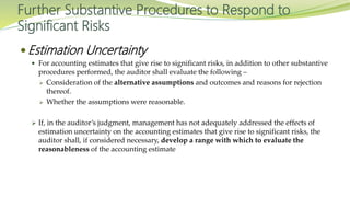 Standards on auditing 540 550 | PPTX