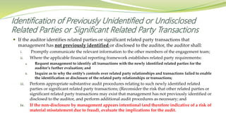 Standards on auditing 540 550 | PPTX