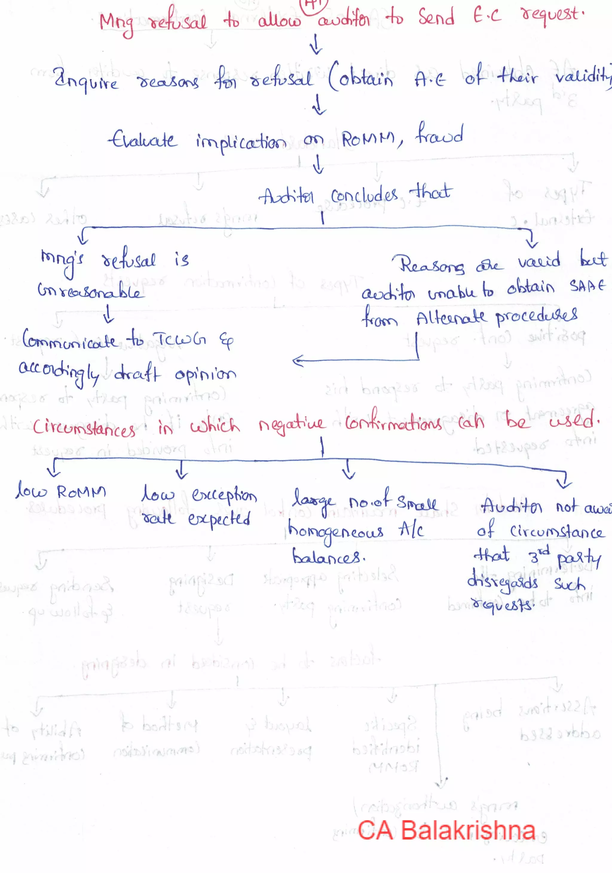 CA Final & Inter Standards on Auditing Handwritten Notes by CA ...