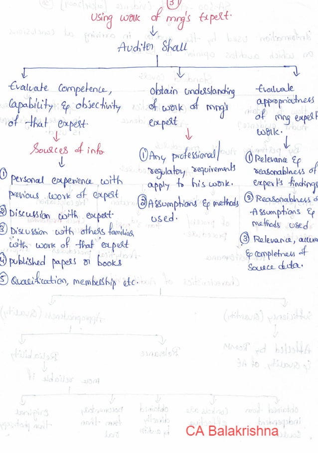CA Final & Inter Standards on Auditing Handwritten Notes by CA ...