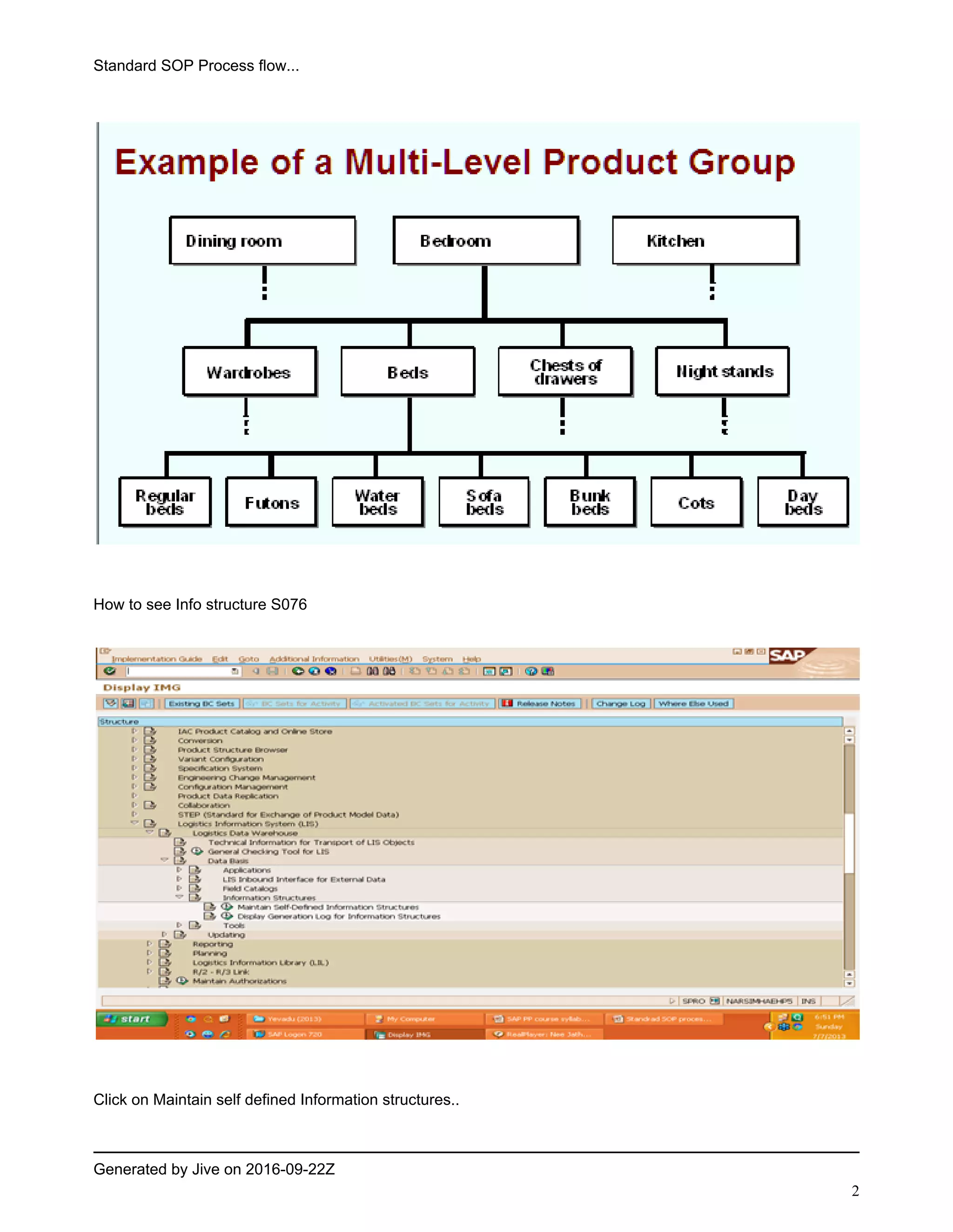 SAP SOP process flow for production process | PDF