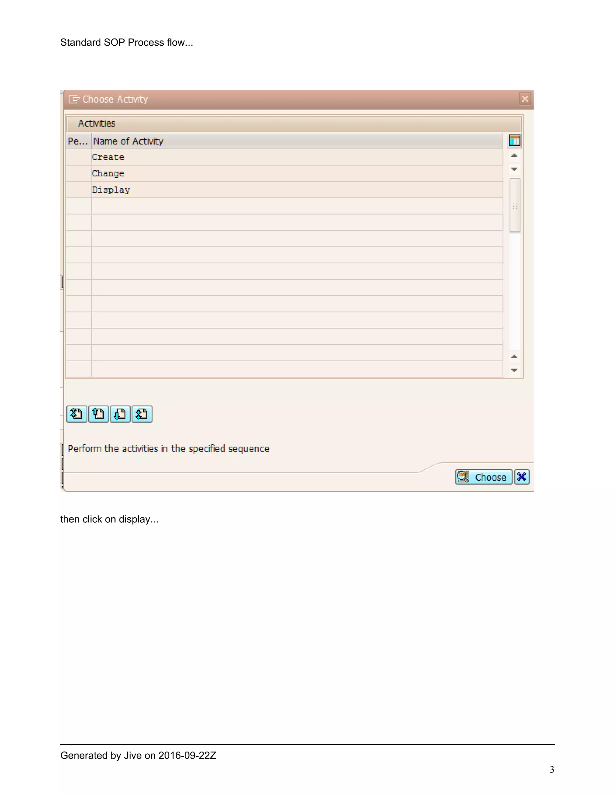 SAP SOP process flow for production process | PDF