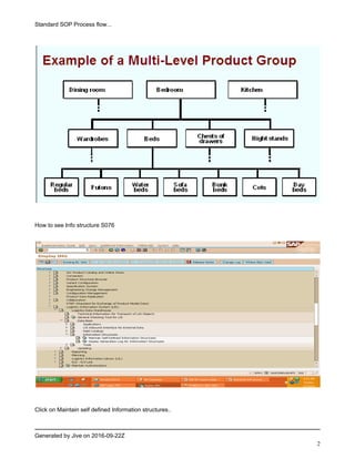 SAP SOP process flow for production process | PDF